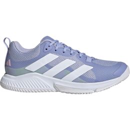 Adidas Court Team 2.0 W Hallenschuhe Damen - Gr&ouml;&szlig;e 39 1/3 - lila