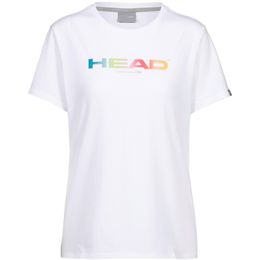 Head Rainbow T-Shirt Damen - Gr&ouml;&szlig;e XS - wei&szlig;