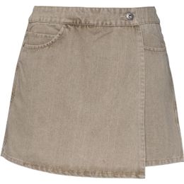 Ragwear Gaulie Denim Hosenrock Damen - Gr&ouml;&szlig;e 27 - beige
