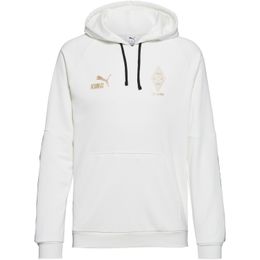 Puma Borussia M&ouml;nchen Gladbach Hoodie Herren - Gr&ouml;&szlig;e L - wei&szlig;