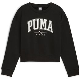 Puma SQUAD Sweatshirt M&auml;dchen - Gr&ouml;&szlig;e 140 - schwarz