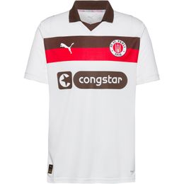 Puma FC St. Pauli 25-26 Ausw&auml;rts Teamtrikot Herren - Gr&ouml;&szlig;e XL - wei&szlig;