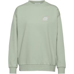 Kleinigkeit Enjoy the Flowers Sw&auml;dder Sweatshirt Damen - Gr&ouml;&szlig;e XS - gr&uuml;n