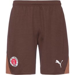 Puma FC St. Pauli 24-25 Heim Fu&szlig;ballshorts Herren - Gr&ouml;&szlig;e XL - braun