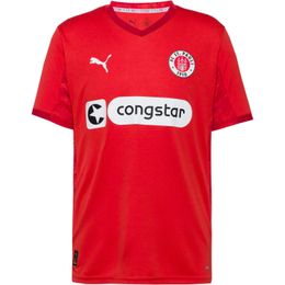 Puma FC St. Pauli 24-25 4th Teamtrikot Herren - Gr&ouml;&szlig;e S - rot