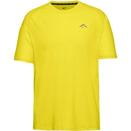 Nike Solar Chase Funktionsshirt Herren - Gr&ouml;&szlig;e S - gelb