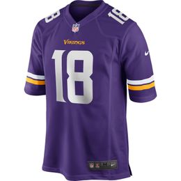 Nike Minnesota Vikings Justin Jefferson 18 Spielertrikot Herren - Gr&ouml;&szlig;e L - lila