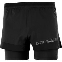 Salomon CROSS Funktionsshorts Herren - Gr&ouml;&szlig;e XXL - schwarz