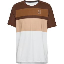 Nike Advantage Tennisshirt Herren - Gr&ouml;&szlig;e M - braun