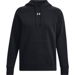 Under Armour RIVAL Hoodie Damen - Gr&ouml;&szlig;e M - schwarz
