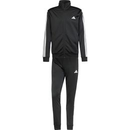 Adidas 3 Streifen Trainingsanzug Herren - Gr&ouml;&szlig;e L - schwarz