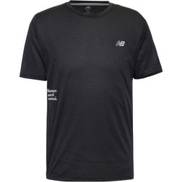 New Balance Funktionsshirt Herren - Gr&ouml;&szlig;e S - schwarz