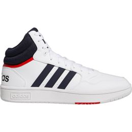 Adidas Hoops 3.0 Sneaker Herren - Gr&ouml;&szlig;e 43 1/3 - wei&szlig;