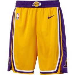 Nike Los Angeles Lakers Basketball-Shorts Herren - Gr&ouml;&szlig;e L - gelb