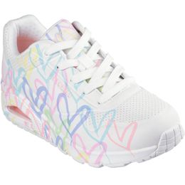 Skechers Uno Sneaker Damen - Gr&ouml;&szlig;e 39 1/2 - wei&szlig;