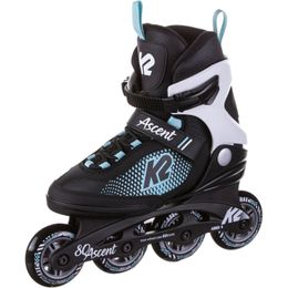 K2 ASCENT 80 Fitness Skates Damen - Gr&ouml;&szlig;e 36 1/2 - t&uuml;rkis