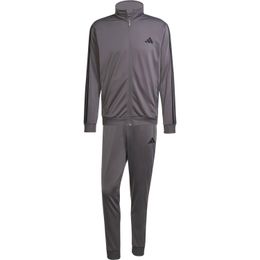 Adidas M 3S TR TT TS Trainingsanzug Herren - Gr&ouml;&szlig;e M - grau