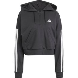 Adidas Hoodie Damen - Gr&ouml;&szlig;e S - schwarz