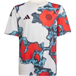 Adidas FC Bayern M&uuml;nchen Funktionsshirt Kinder - Gr&ouml;&szlig;e 128 - rot
