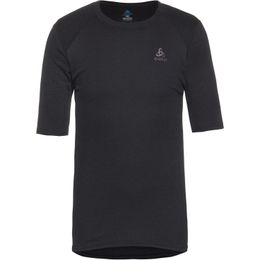 Odlo ACTIVE WARM ECO Funktionsshirt Herren - Gr&ouml;&szlig;e L - schwarz