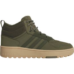 Adidas HOOPS 4.0 MID WINTERIZED Sneaker Herren - Gr&ouml;&szlig;e 44 2/3 - oliv