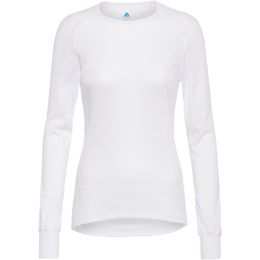 Odlo ACTIVE WARM ECO Funktionsshirt Damen - Gr&ouml;&szlig;e XS - wei&szlig;