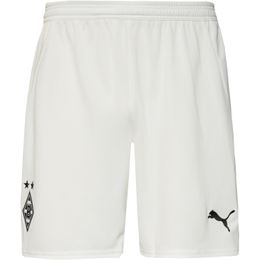 Puma Borussia M&ouml;nchengladbach 24-25 Heim Fu&szlig;ballshorts Herren - Gr&ouml;&szlig;e L - wei&szlig;