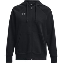 Under Armour Rival Fleece Sweatjacke Damen - Gr&ouml;&szlig;e XL - schwarz