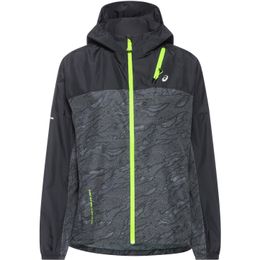 asics FUJITRAIL Laufjacke Damen - Gr&ouml;&szlig;e XL - schwarz