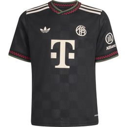 Adidas FC Bayern M&uuml;nchen 25-26 3rd Teamtrikot Kinder - Gr&ouml;&szlig;e 128 - schwarz