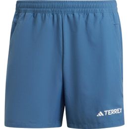 Adidas TERREX MULTI Funktionsshorts Herren - Gr&ouml;&szlig;e S - blau