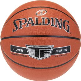 Spalding TF Silver Composite Basketball - Gr&ouml;&szlig;e 7 - orange