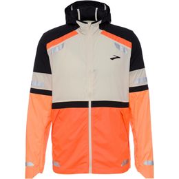 Brooks Run Visible Laufjacke Herren - Gr&ouml;&szlig;e XL - wei&szlig;