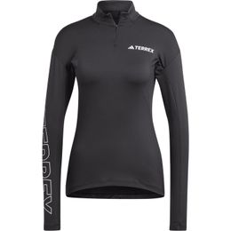 Adidas Xperior Fleeceshirt Damen - Gr&ouml;&szlig;e L - schwarz