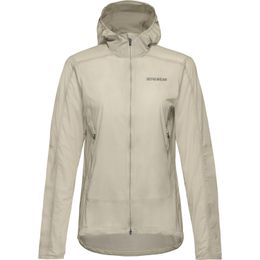 Gore Wear GOREWEAR Fernflow Hooded Funktionsjacke Damen - Gr&ouml;&szlig;e S - beige