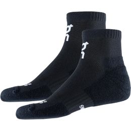 On Core Run Sock Mid 2P Socken - Gr&ouml;&szlig;e 43-46 - schwarz