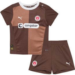 Puma FC St. Pauli 24-25 Heim Teamtrikot Kinder - Gr&ouml;&szlig;e 68 - braun