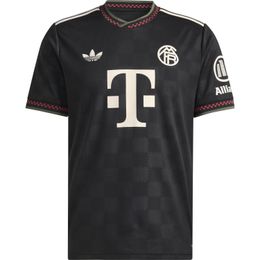 Adidas FC Bayern M&uuml;nchen 25-26 3rd Teamtrikot Herren - Gr&ouml;&szlig;e S - schwarz