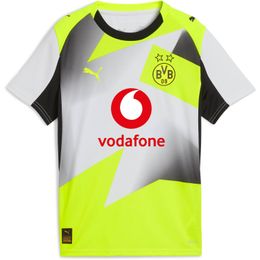 Puma Borussia Dortmund 25-26 Ausw&auml;rts Teamtrikot Kinder - Gr&ouml;&szlig;e 128 - grau