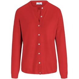 Peter Hahn - Twinset aus 100% Schurwolle Pure Tasmanian Wool, rot, Gr. 46 / L - Schurwolle