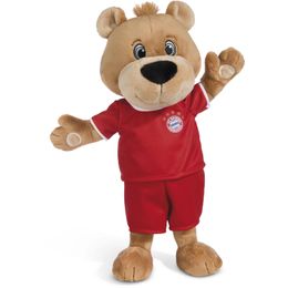 Kuscheltier Nici "FC BAYERN M&Uuml;NCHEN B&auml;r Berni mit Trikot, 80 cm", braun, Pl&uuml;schfiguren, KinderH:80cm, Kuscheltier, enth&auml;lt recyceltes Material, H:80cm
