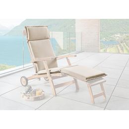 Liegenauflage Destiny "POLSTER", beige (natur), B:185cm T:50cm, Obermaterial: 100% Polyester. F&uuml;llung: 100% Polyurethan, Polsterauflagen, Polyester
