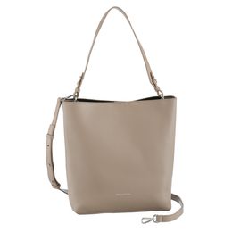 Umhängetasche "Brinja", Damen, Gr. B/H/T: 33cm x 33cm x 12cm, creme, Leder, MARC O'POLO ACCESSORIES, Taschen