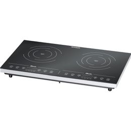 Rommelsbacher Doppel-Induktionskochplatte "CT 3410/IN", schwarz, B:60cm H:6,7cm T:36cm, Kochplatten, 3400 Watt