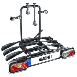 Kupplungsfahrradträger Eufab "AMBER 4", schwarz, B:102cm H:83cm T:72cm, Fahrradträger