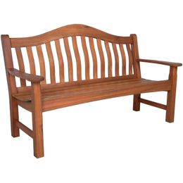 Gartenbank Garden Pleasure "KINGSTON", braun, B:151cm H:91cm T:67cm, Holz, Sitzb&auml;nke, Gartenbank