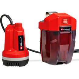 Klarwasserpumpe Einhell "GE-PP 18 RB Li-Solo", rot (rot, schwarz), B:21,1cm H:18,9cm L:21,1cm, Pumpen, 3000 l/h max. F&ouml;rdermenge, ohne Akku