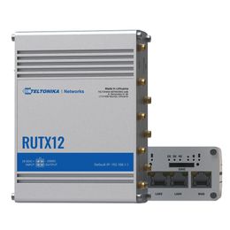 Teltonika WLAN-Router "RUTX12", schwarz, B:17,5cm H:6cm T:35,5cm, Router