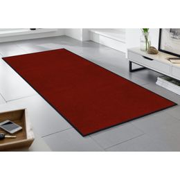 Fu&szlig;matte "Original Uni, Schmutzfangteppich" Gr. 18, rot, B:75cm H:9mm L:120cm, Kunstfaser, wash+dry by Kleen-Tex, Teppiche, Fu&szlig;matte, Schmutzmatte, rutschhemmend, auch als L&auml;ufer erh&auml;ltlich