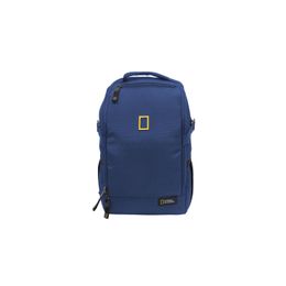 Cityrucksack National Geographic "Recovery", Gr. B/H/T: 22cm, blau, Kunstfaser, Rucksäcke, mit gepolstertem Laptopfach